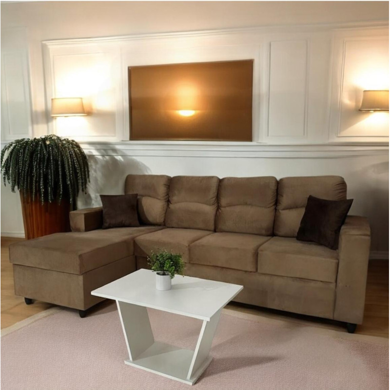 SOFA SAN LORENZO 3 + CHAISE BEIGE