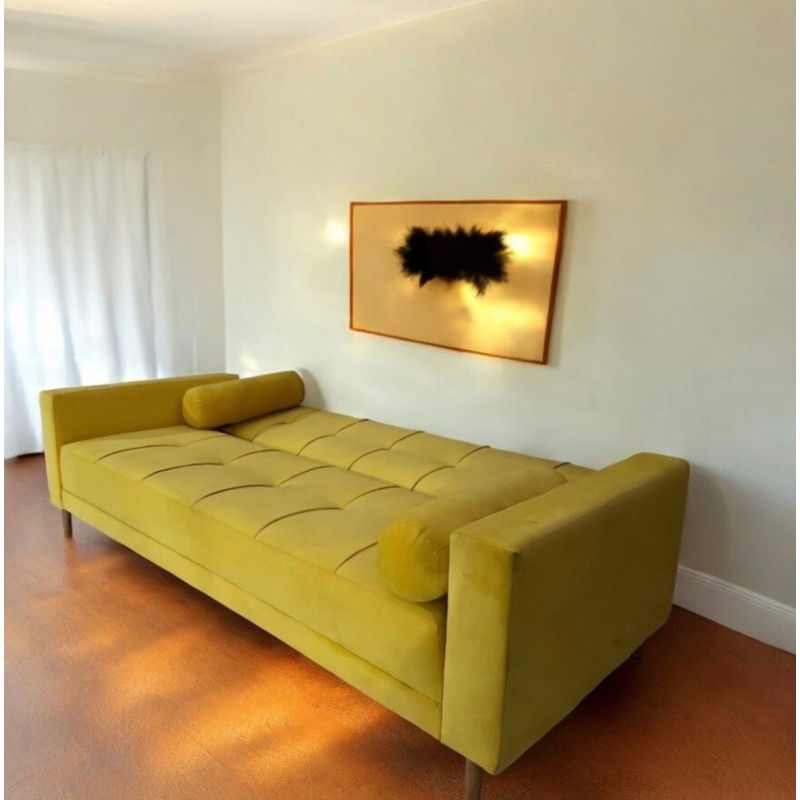 SOFA CAMA VALENZUELA AMARILLO